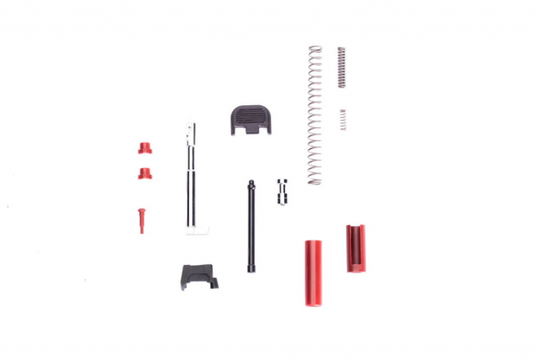 PF-SERIES™ SLIDE PARTS KIT BLACK/RED - P80